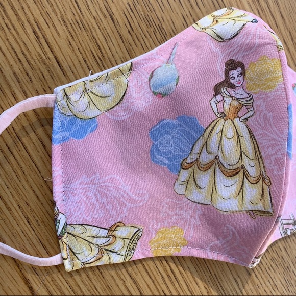 Hand Crafted | Accessories | Belle Disney Princess Mask Handmade Adult ...